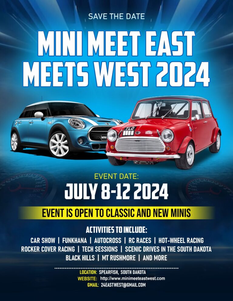 Event Calendar – Moss Motoring